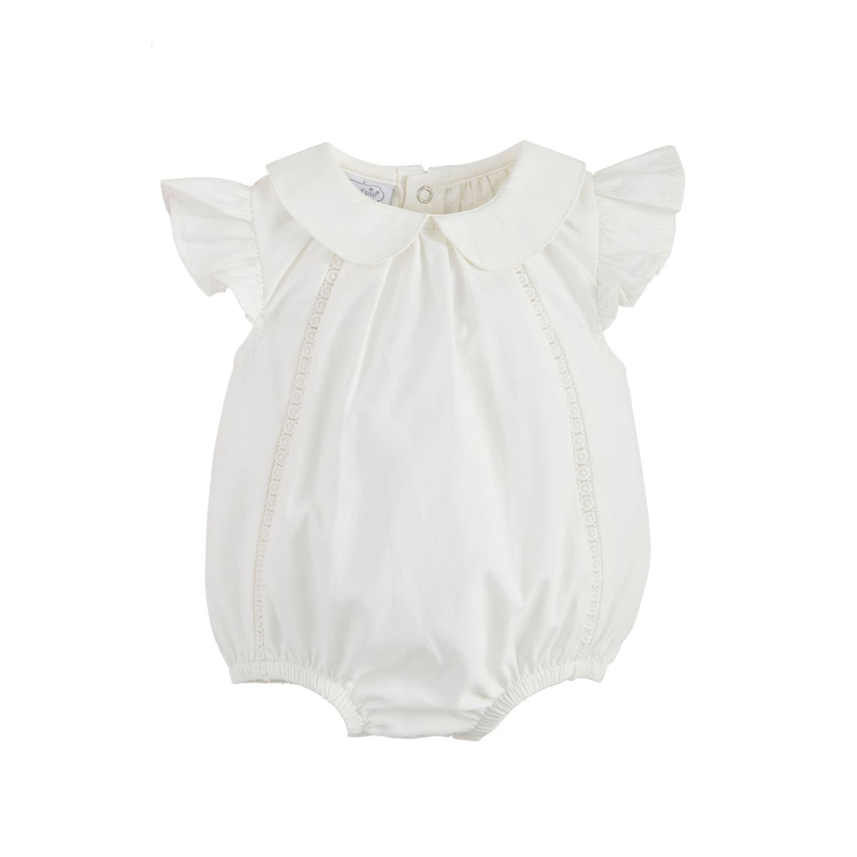 White Collared Poplin Bubble – Fashion Cupcake